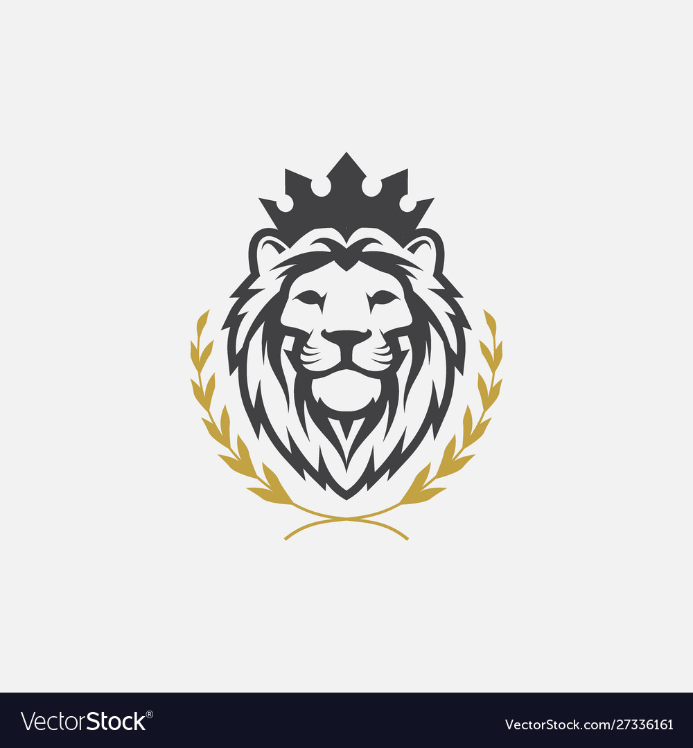 Lion logo icon head logo Royalty Free Vector Image Lion logo icon head logo Royalty Free Vector Image