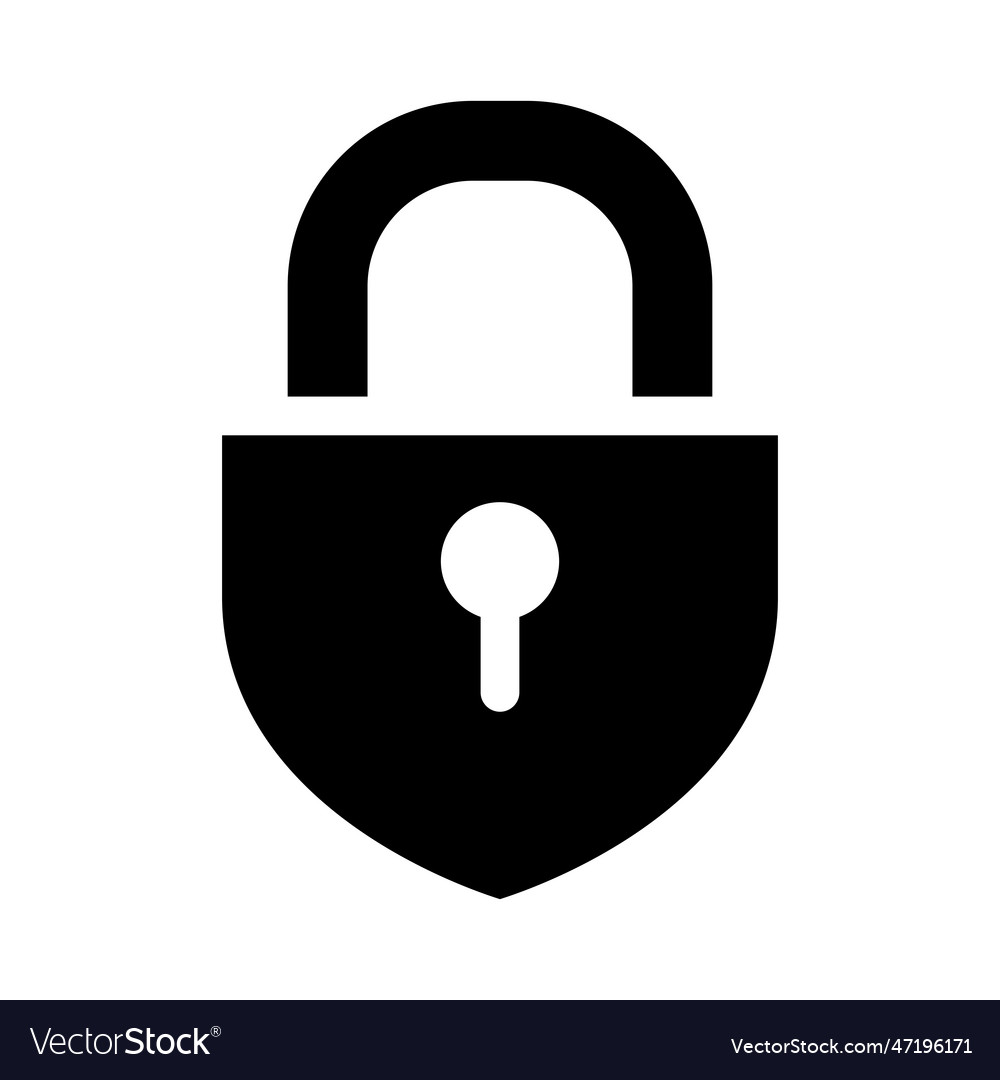 Lock icon Royalty Free Vector Image - VectorStock