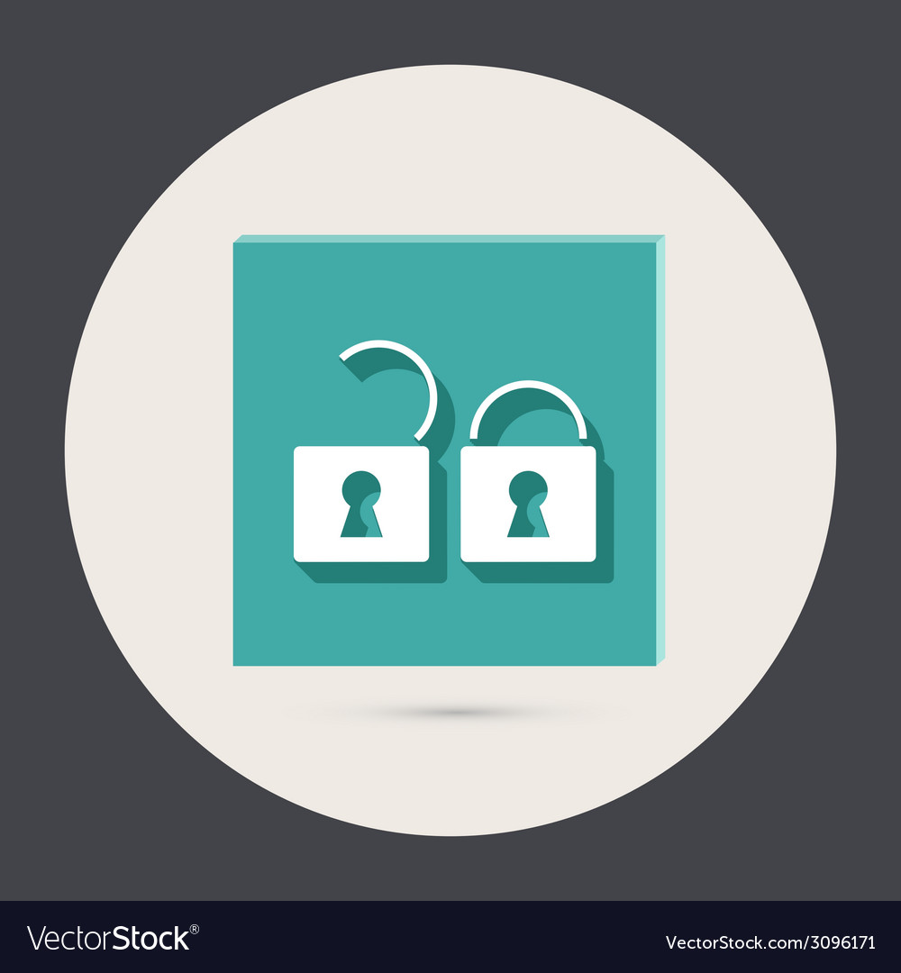 Padlock Royalty Free Vector Image - VectorStock