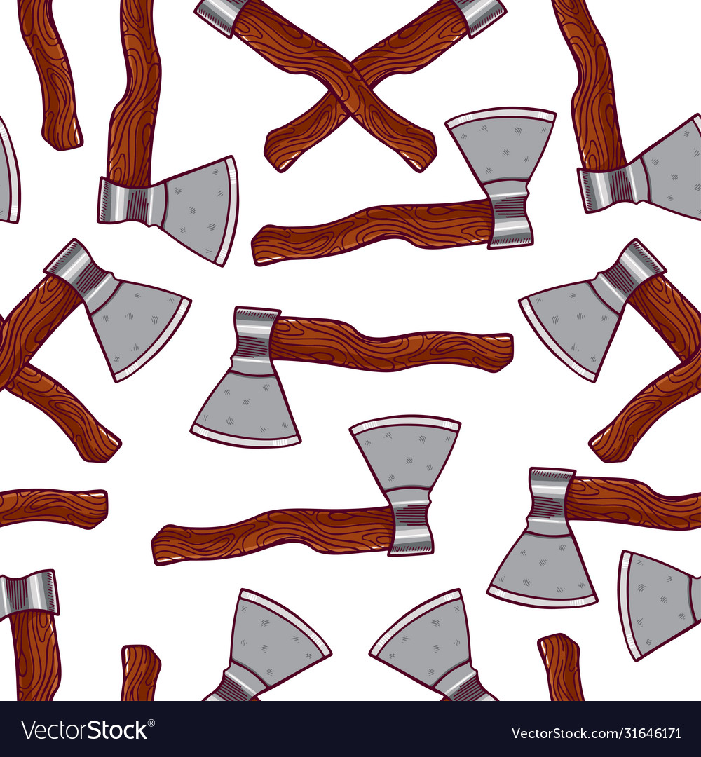 Pattern axes Royalty Free Vector Image - VectorStock