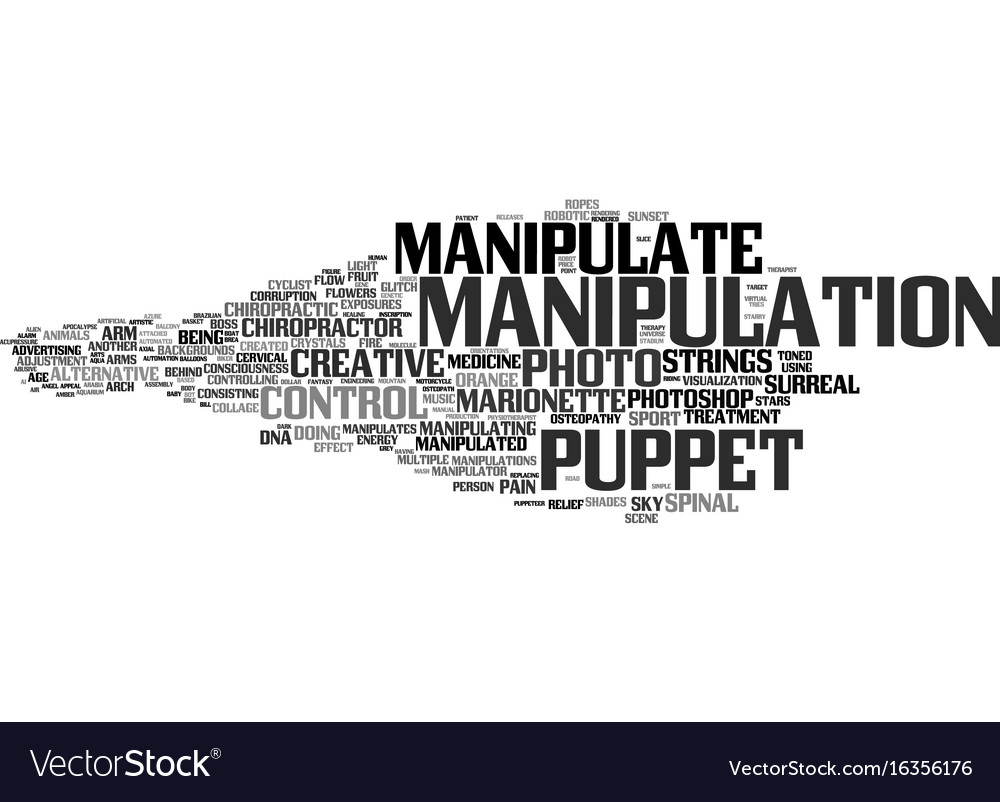 Manipulate word cloud concept Royalty Free Vector Image Manipulate word cloud concept Royalty Free Vector Image