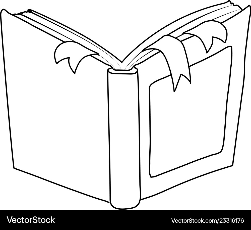 Open book fairytale story Royalty Free Vector Image