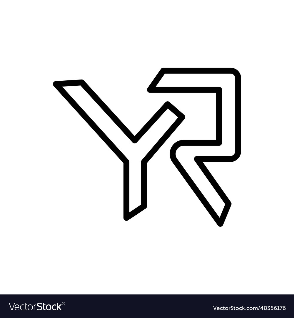 Yr Royalty Free Vector Image - VectorStock