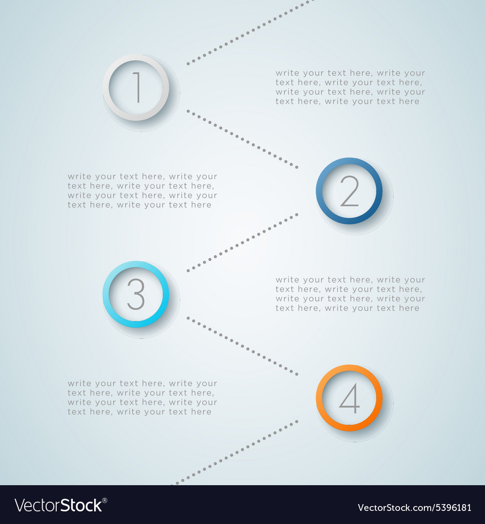 Infographic numbered steps 6 Royalty Free Vector Image Infographic numbered steps 6 Royalty Free Vector Image