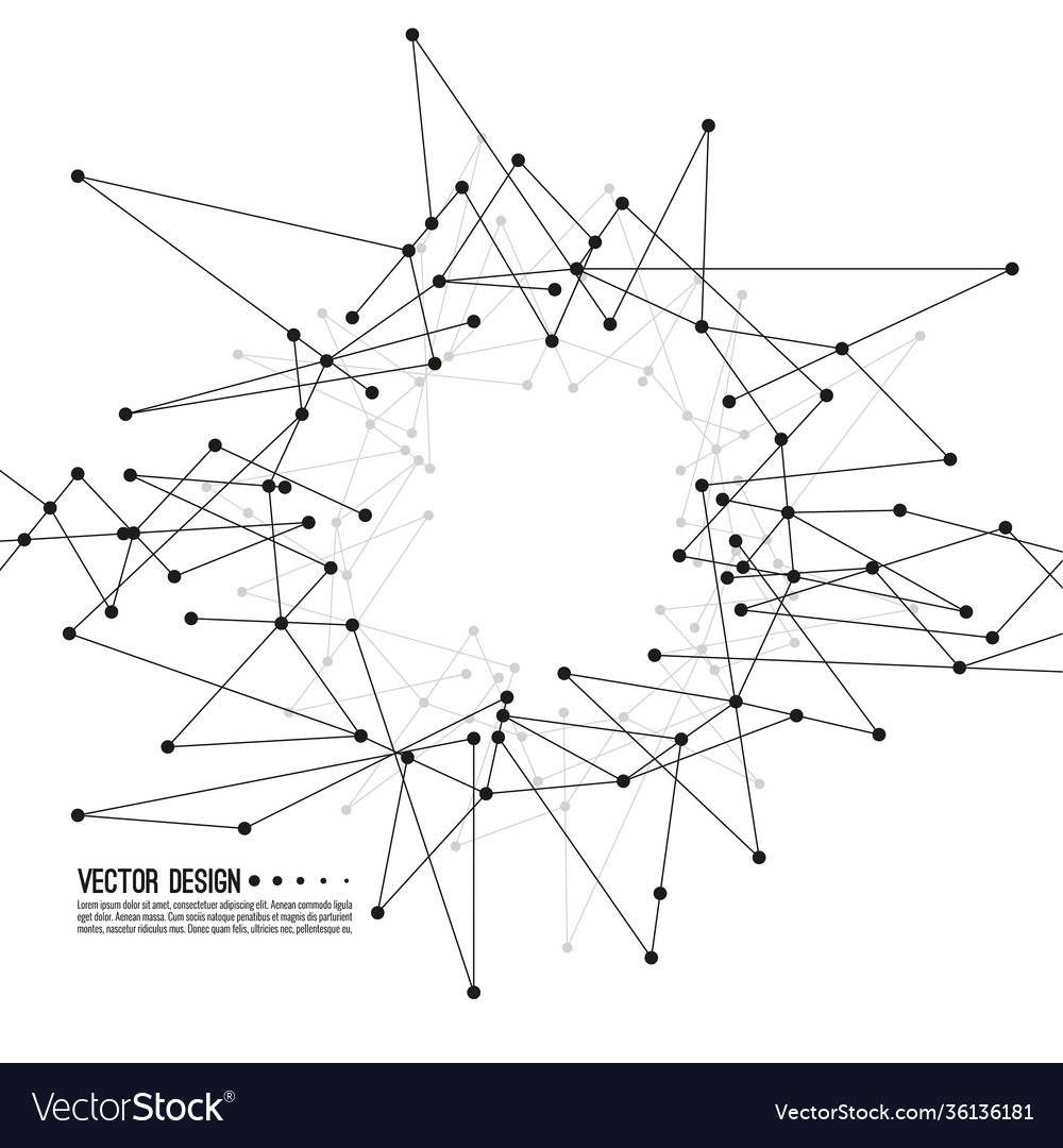 Virtual abstract background Royalty Free Vector Image