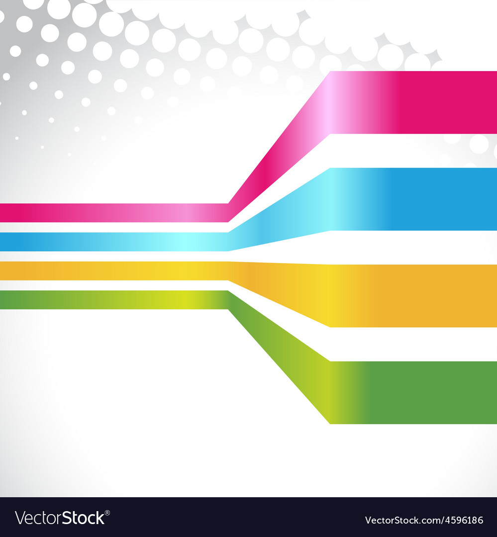 Colorful lines Royalty Free Vector Image - VectorStock