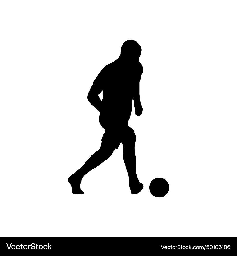 Soccer football player Royalty Free Vector Image