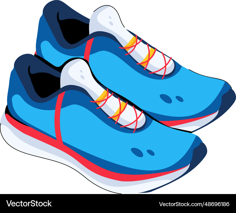 Sports shoes Royalty Free Vector Image - VectorStock