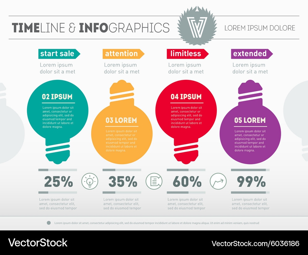 Web template of diagram or presentation business Vector Image