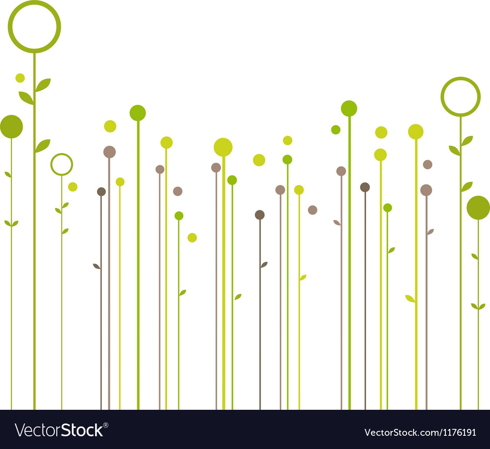 Abstract spring floral background Royalty Free Vector Image