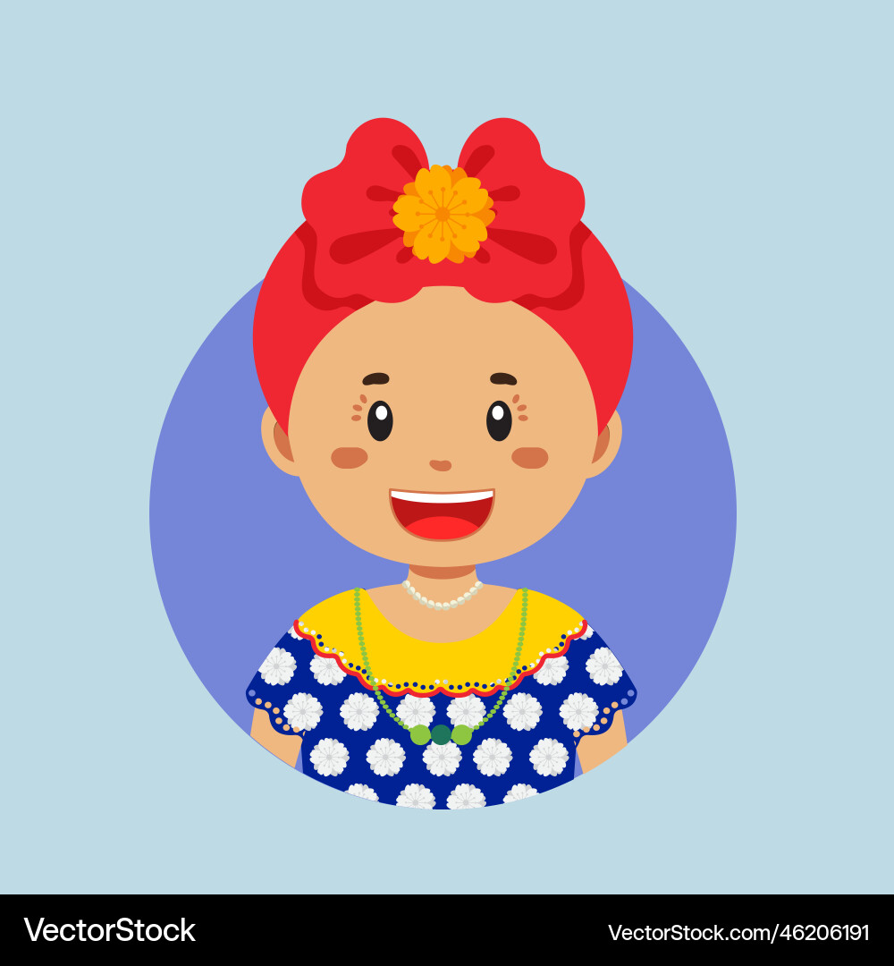 Avatar of a cuba character Royalty Free Vector Image