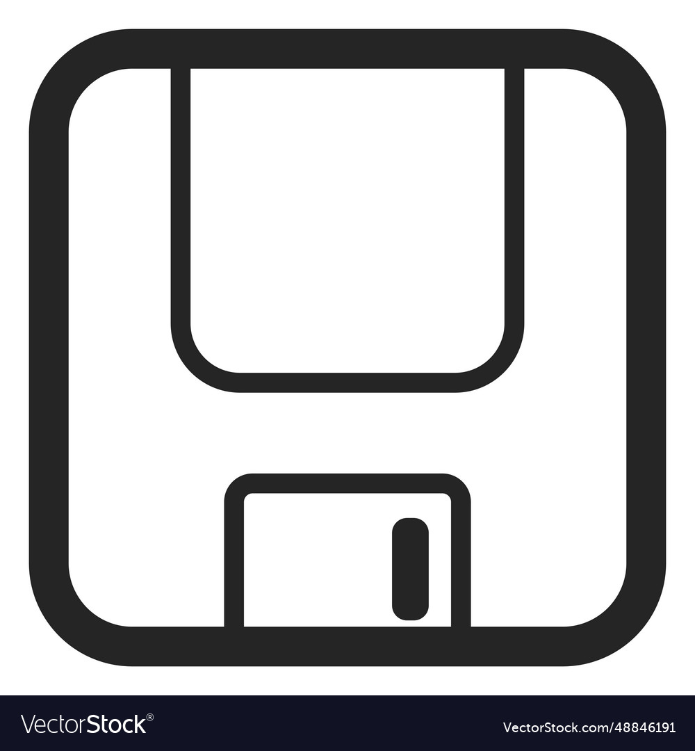Floppy disk icon Royalty Free Vector Image - VectorStock