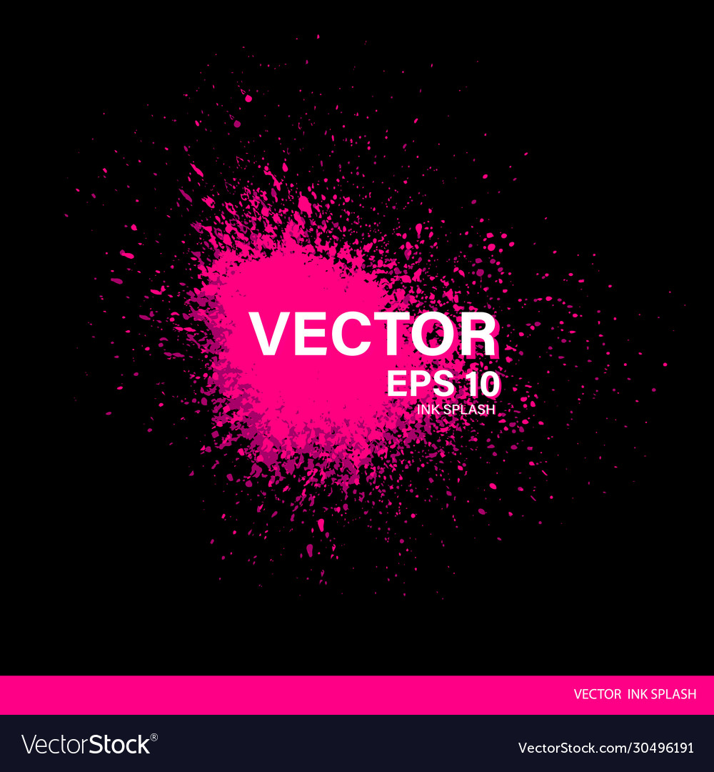 Ink splashes Royalty Free Vector Image - VectorStock