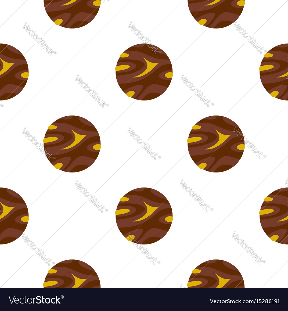 Round planet pattern seamless Royalty Free Vector Image
