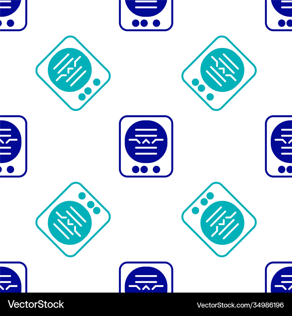 Blue attitude indicator is an instrument used in Vector Image