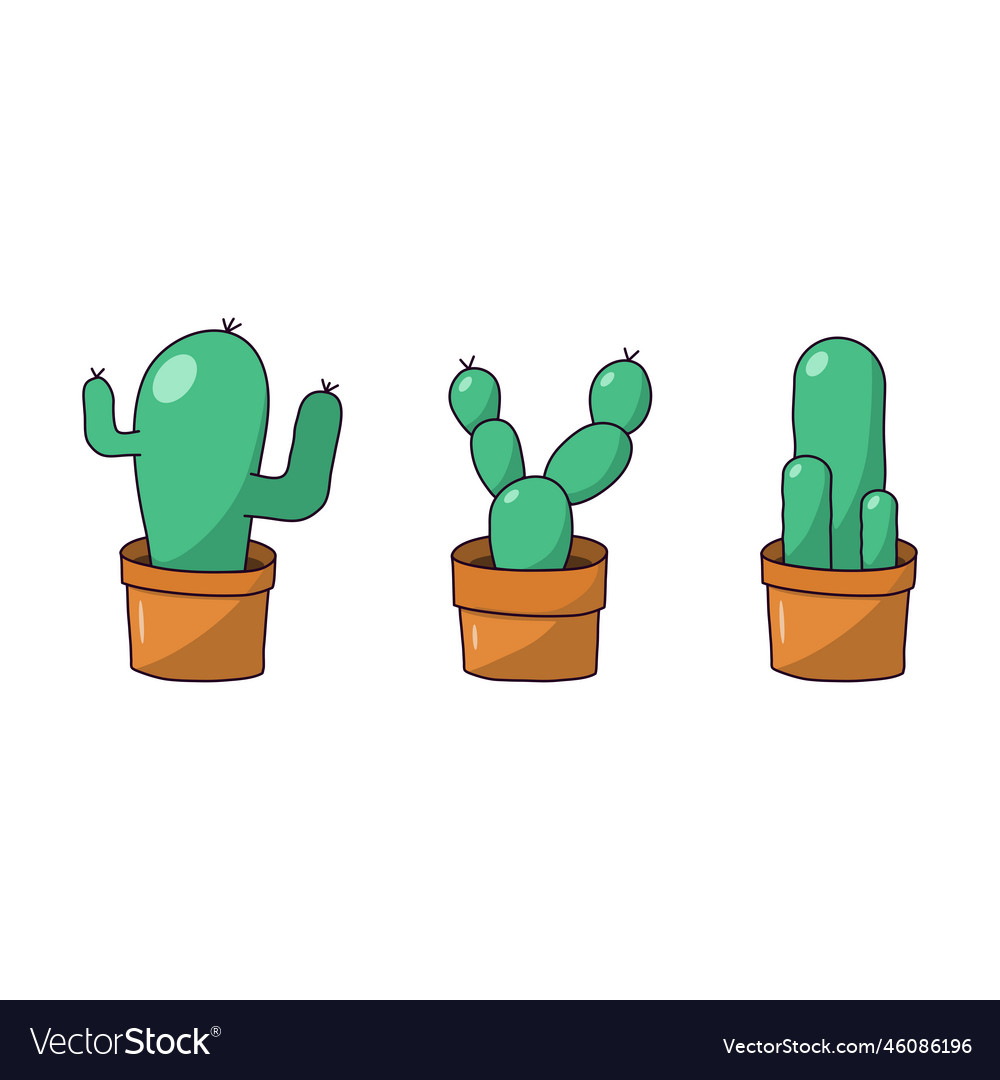 Cactus Royalty Free Vector Image - VectorStock