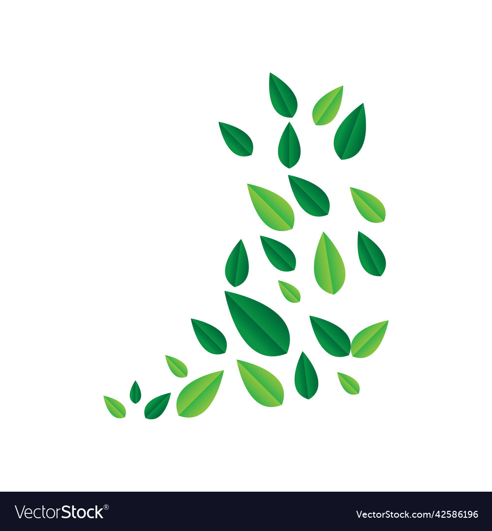 Leafs logo Royalty Free Vector Image - VectorStock