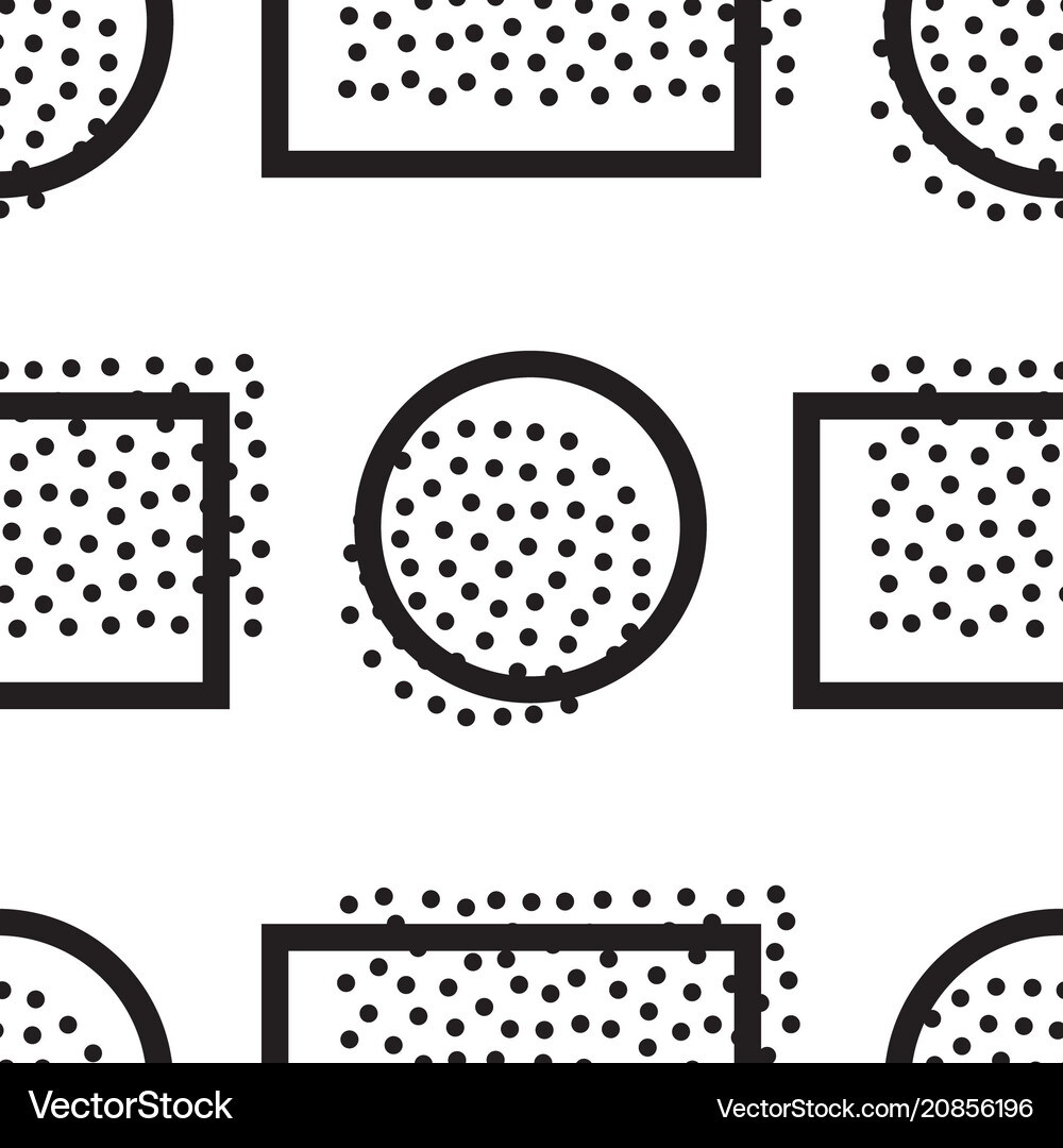 Memphis seamless pattern Royalty Free Vector Image