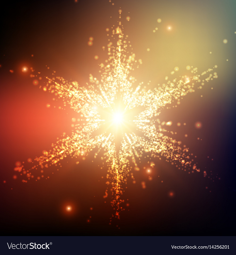 Abstract space background explosion Royalty Free Vector