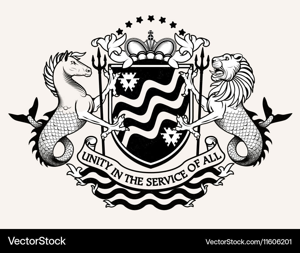 Coat of arms knight Royalty Free Vector Image - VectorStock