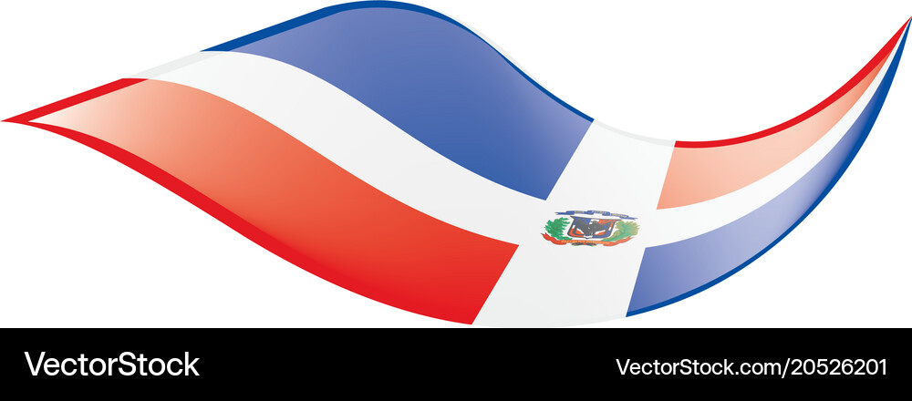 Dominicana flag Royalty Free Vector Image - VectorStock