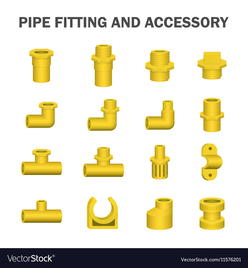 Pipe fitting icon Royalty Free Vector Image - VectorStock