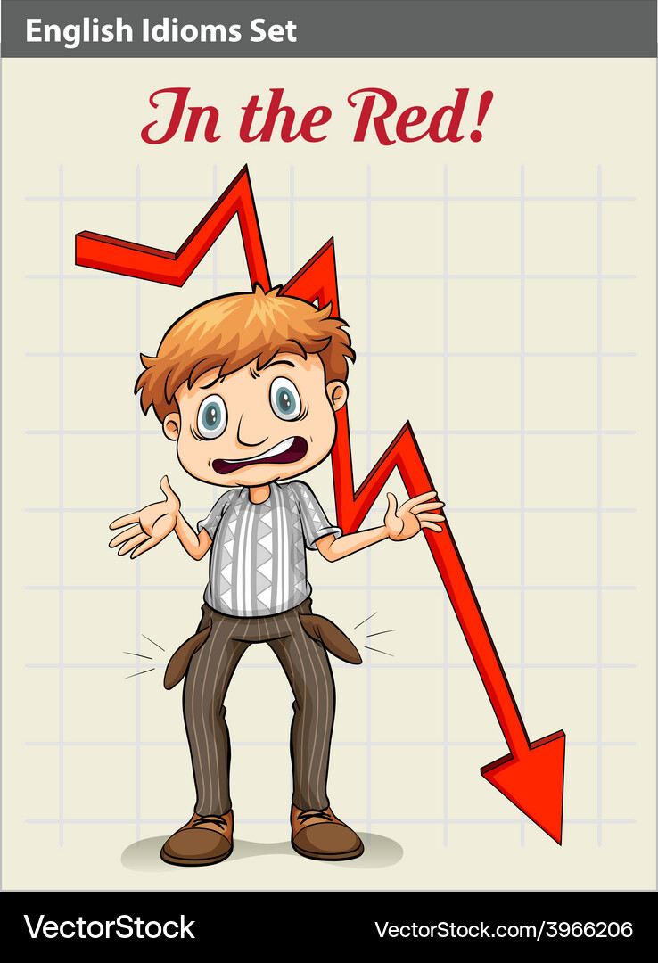 A poster showing boy with an arrow Royalty Free Vector Image