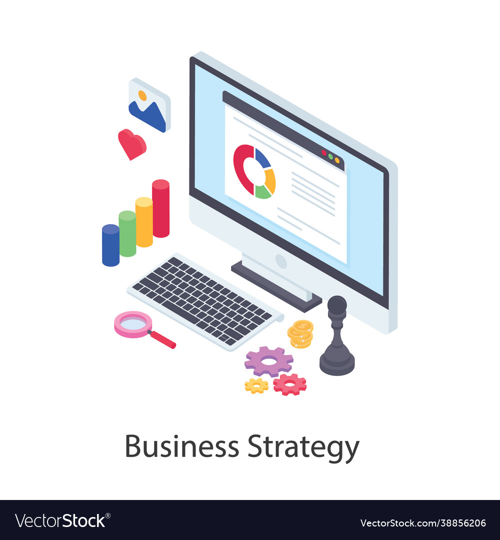 Business strategy Royalty Free Vector Image - VectorStock