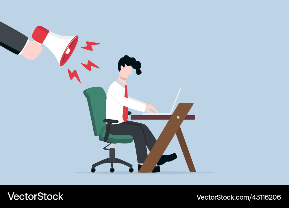 Businessman rushing to finish work Royalty Free Vector Image