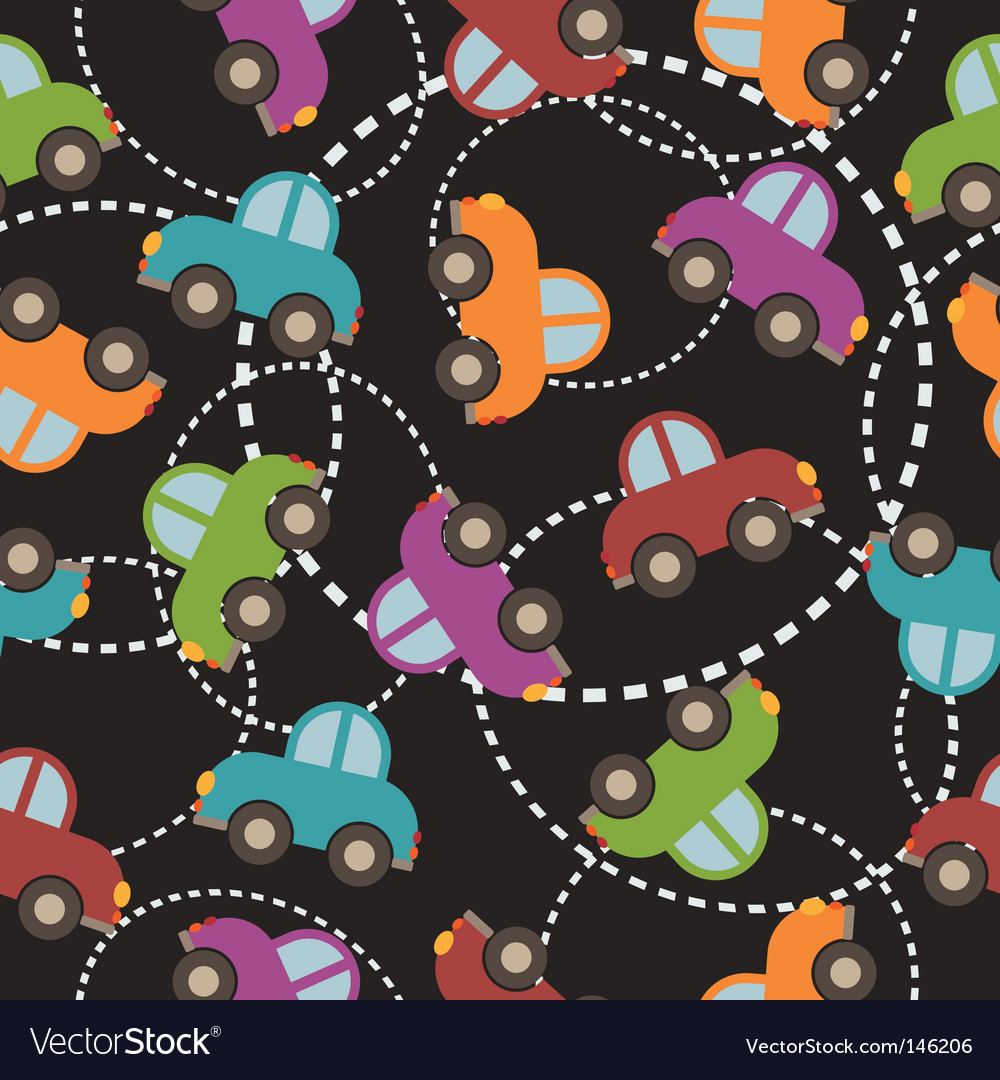 Car pattern Royalty Free Vector Image - VectorStock