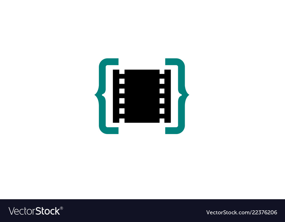 Film code logo Royalty Free Vector Image - VectorStock