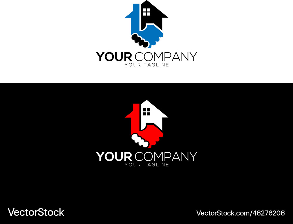 Home deal logo and icon template Royalty Free Vector Image