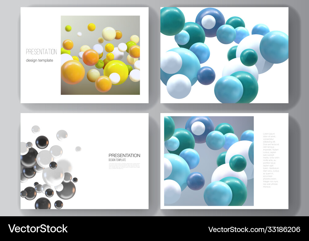 Layout presentation slides design Royalty Free Vector Image