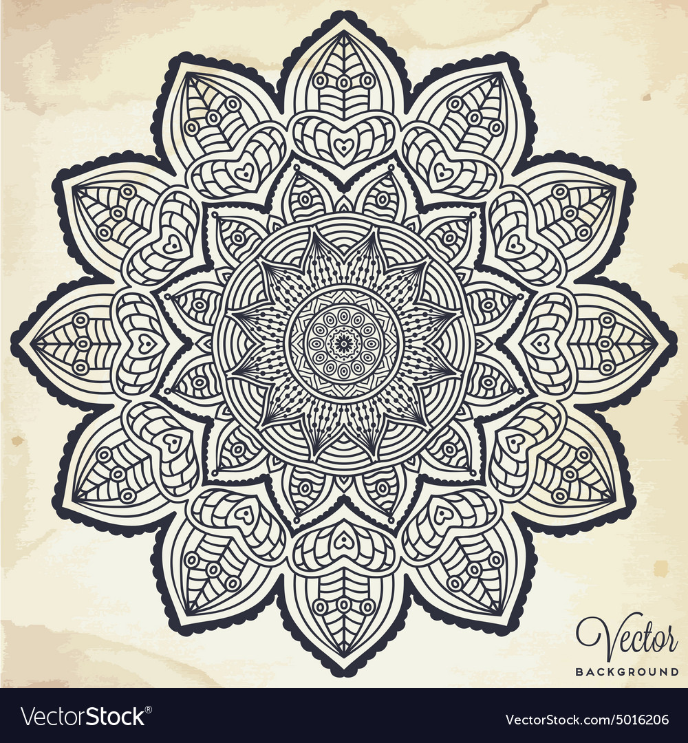 Mandala Royalty Free Vector Image - VectorStock