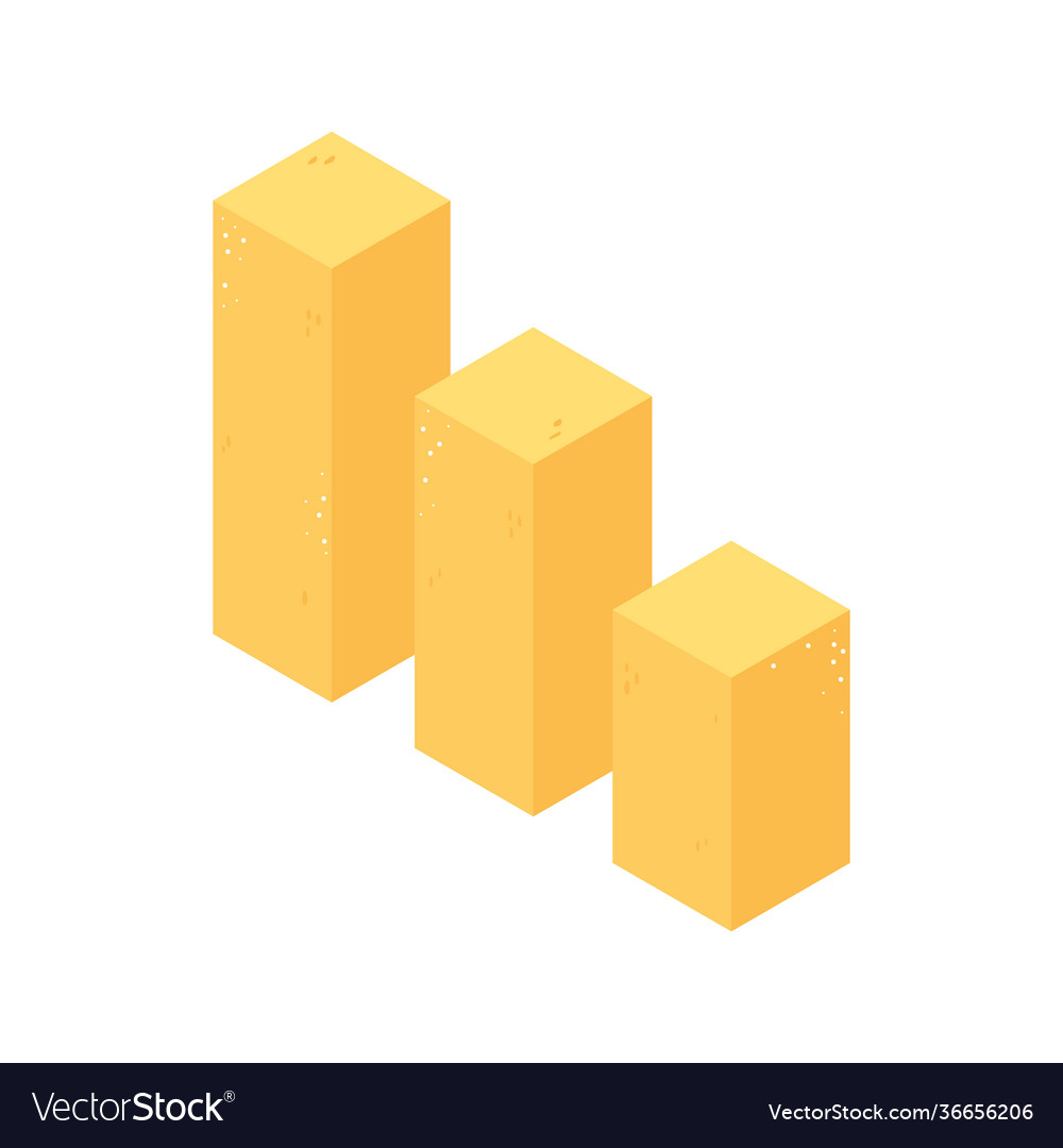 Statistics bar chart Royalty Free Vector Image