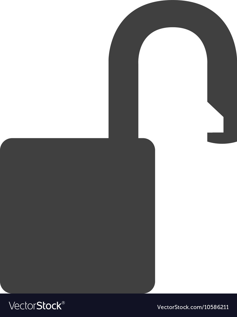 Safe Padlock Secure Icon Royalty Free Vector Image
