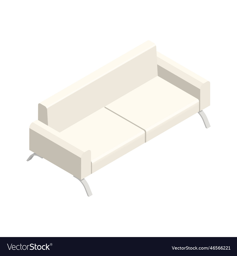Isometric sofa icon Royalty Free Vector Image - VectorStock