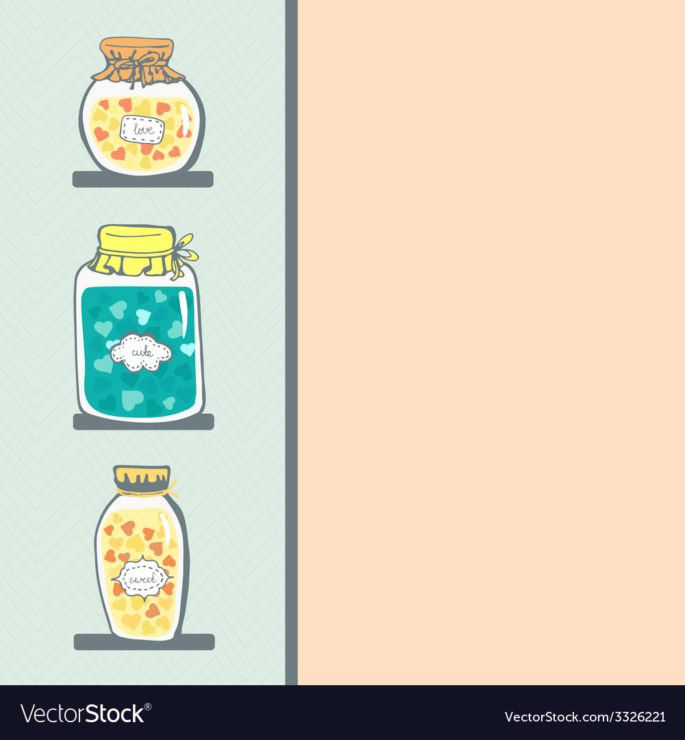 Jars41 Royalty Free Vector Image - VectorStock
