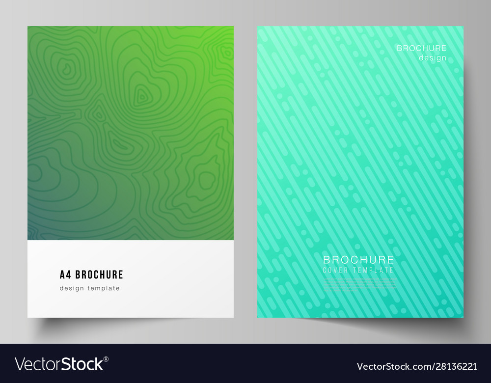 Layout a4 format modern cover Royalty Free Vector Image