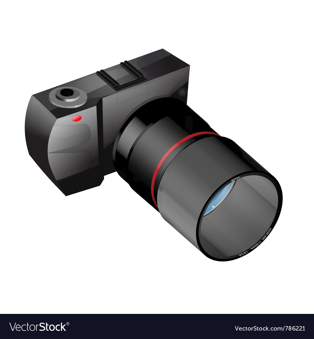 Photo camera Royalty Free Vector Image - VectorStock