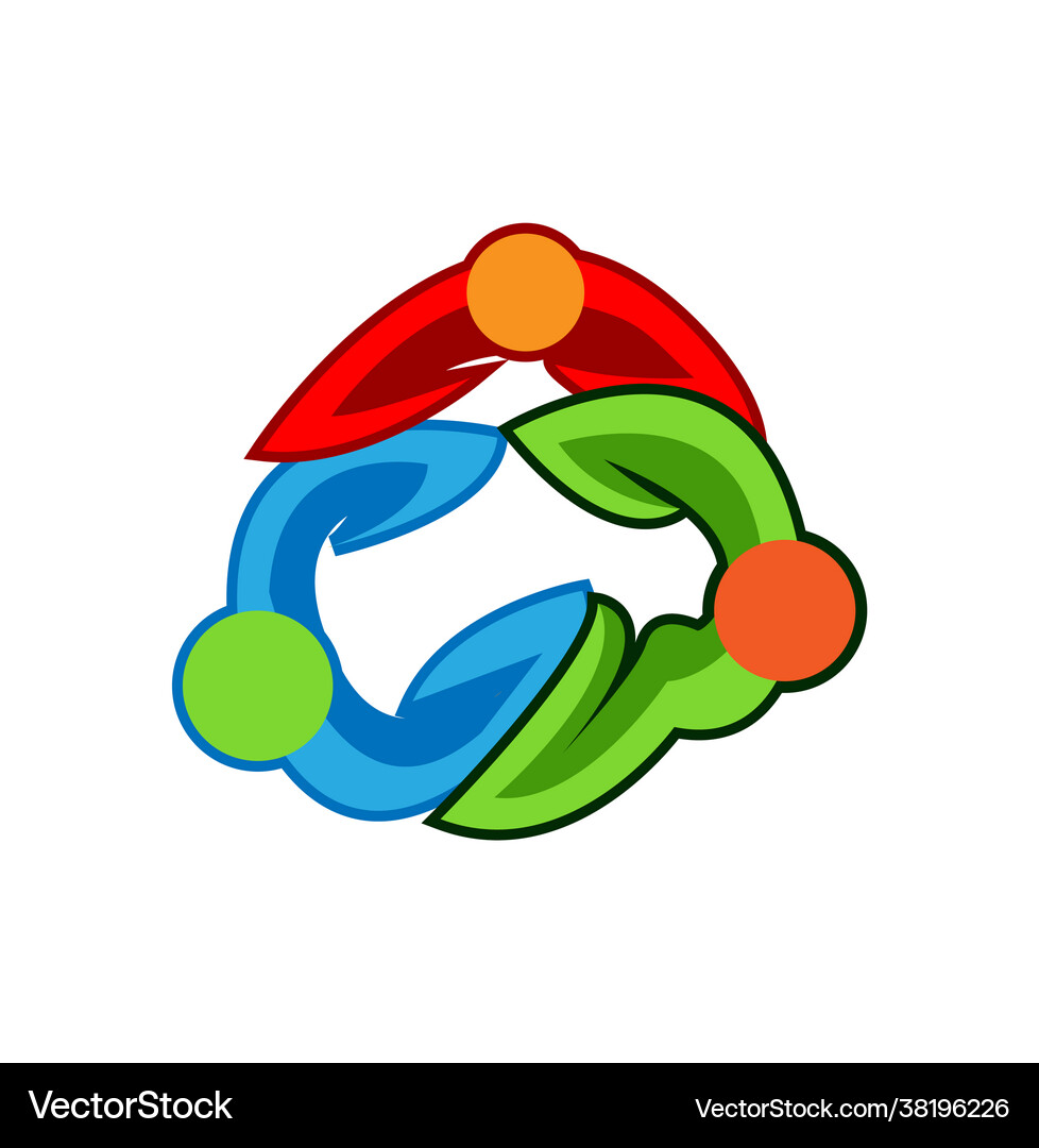 Community people concept icon people together Vector Image