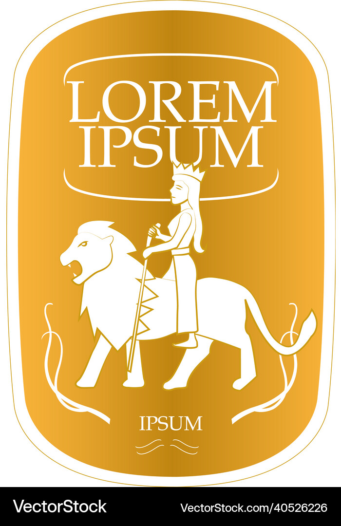 Luxury label design Royalty Free Vector Image - VectorStock