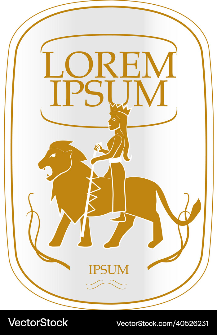 Luxury label design Royalty Free Vector Image - VectorStock