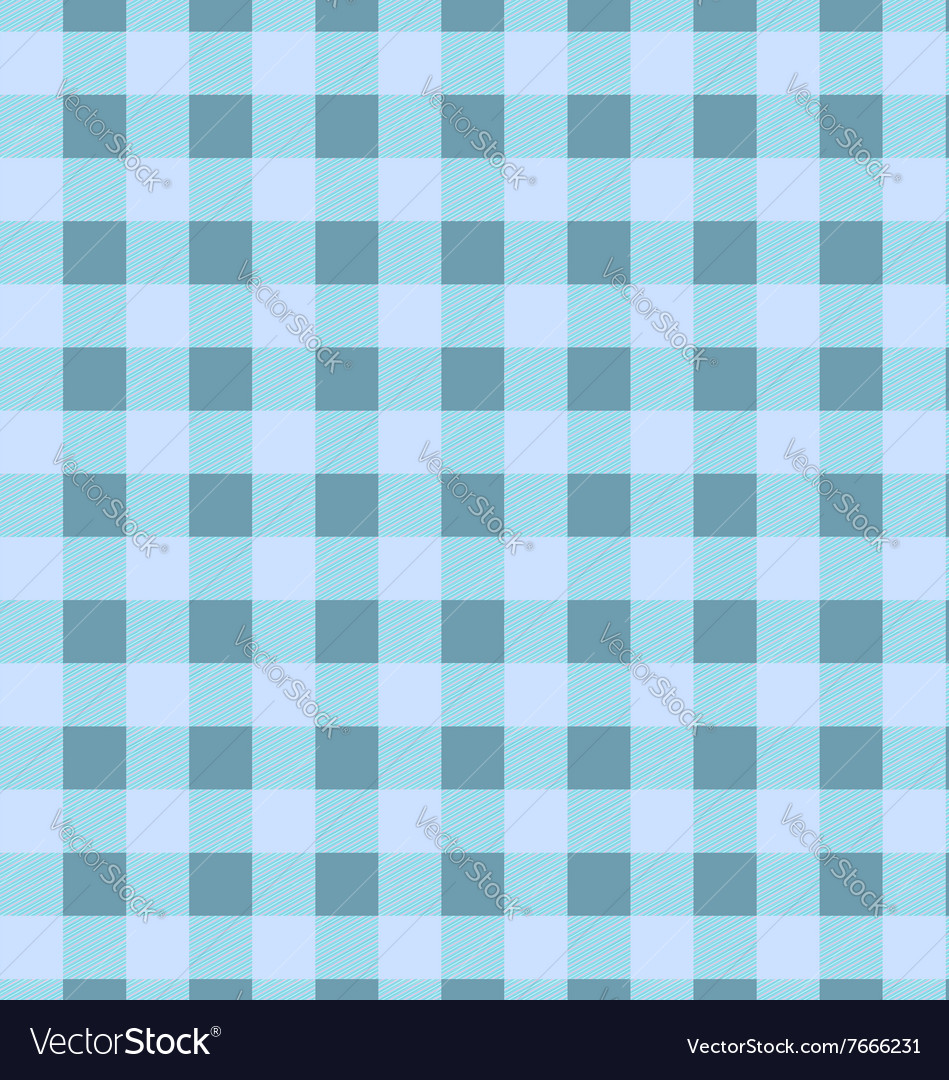 Seamless blue plaid pattern Royalty Free Vector Image