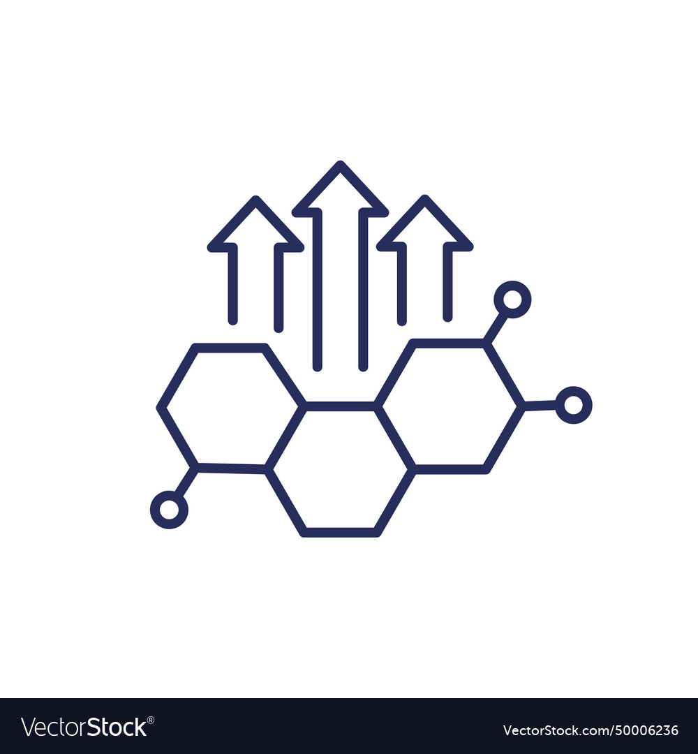 Human growth hormone hgh line icon Royalty Free Vector Image Human growth hormone hgh line icon Royalty Free Vector Image
