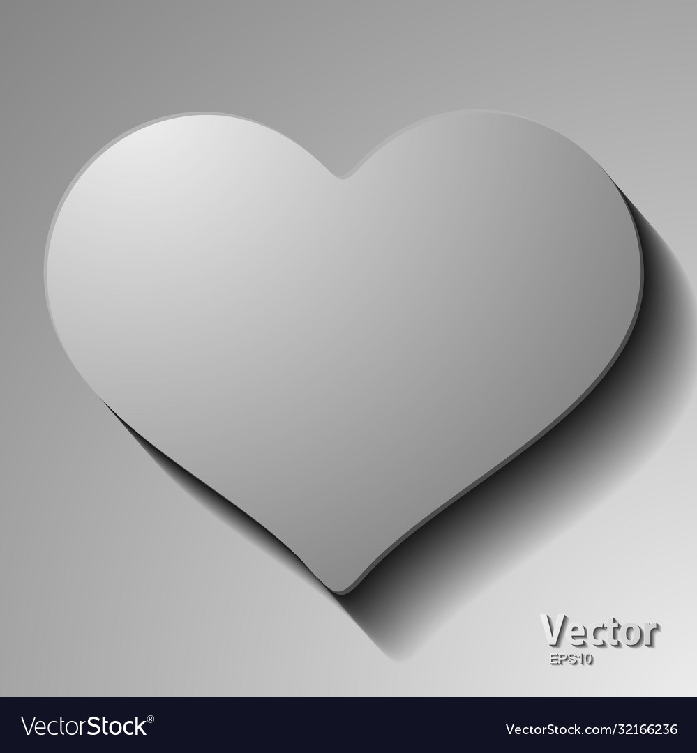 With a valentine heart Royalty Free Vector Image