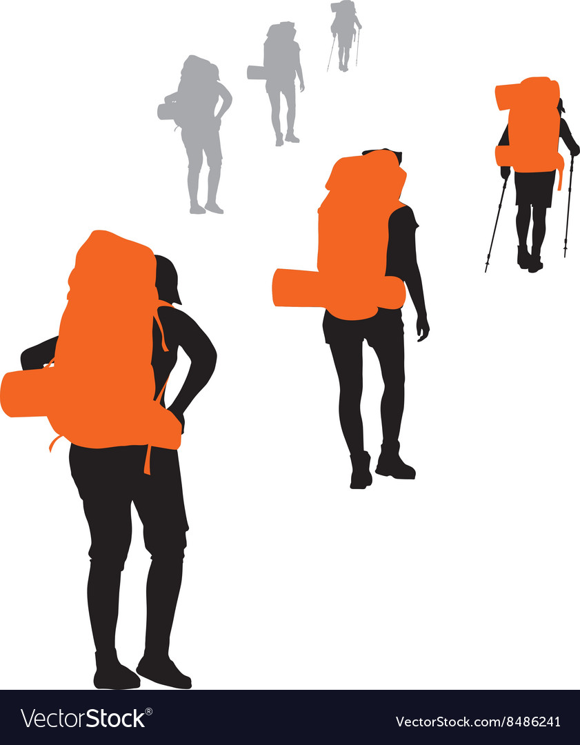 Backpacker Royalty Free Vector Image - VectorStock