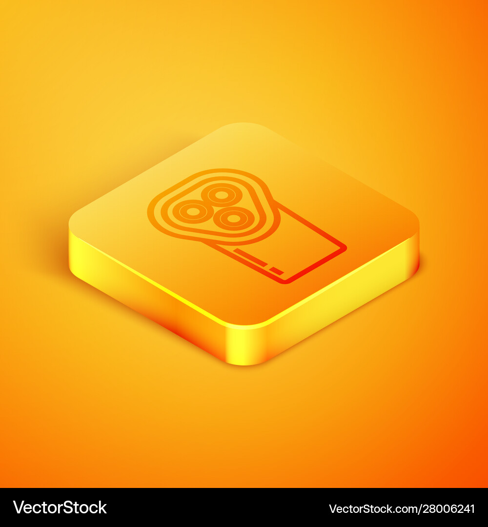 Isometric line electrical hair clipper or shaver Vector Image