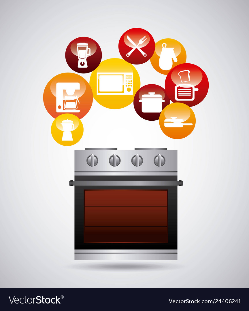 Kitchen equipment Royalty Free Vector Image - VectorStock