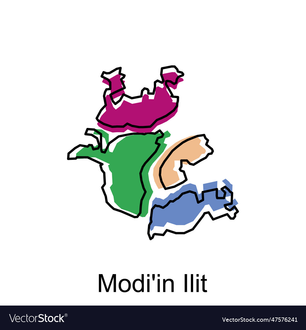 Modi in ilit map icon design Royalty Free Vector Image Modi in ilit map icon design Royalty Free Vector Image